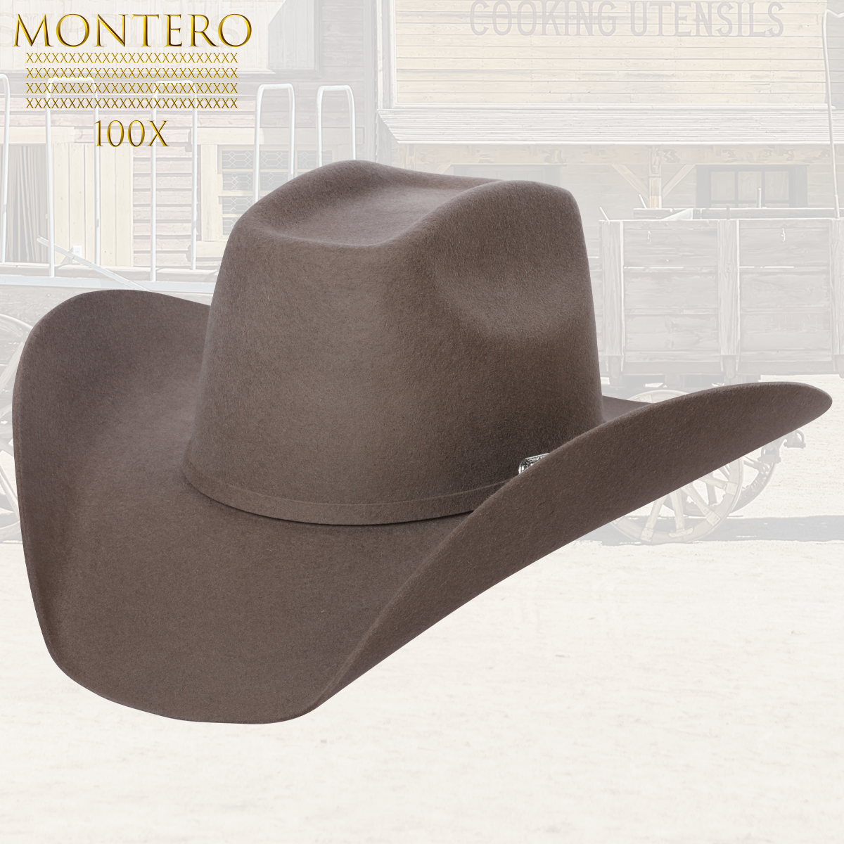Texana 100X color Castor Texanas MONTERO – Estilo Rojo