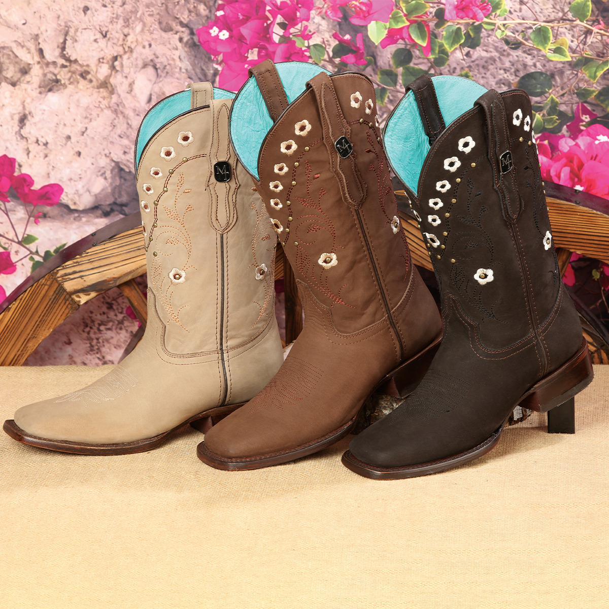 Botas Vaqueras Dama Horma Bulldog | MONTERO – Estilo Rojo