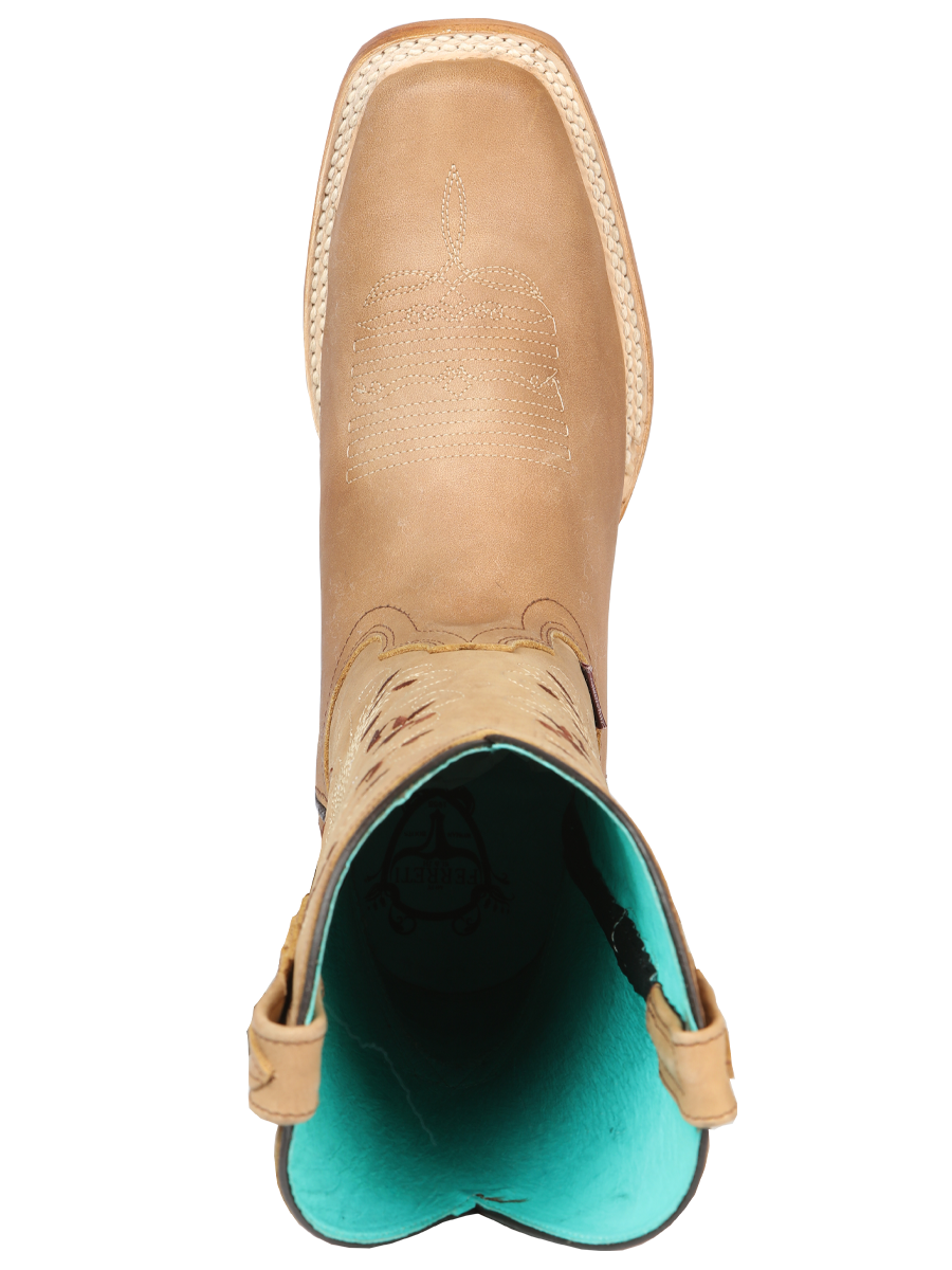 Botas Vaqueras Dama Horma Texas Nuez | FERRETI PREMIUM – Estilo Rojo