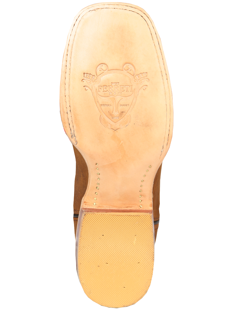 Botas Vaqueras Dama Miel Horma Texas | FERRETI PREMIUM – Estilo Rojo