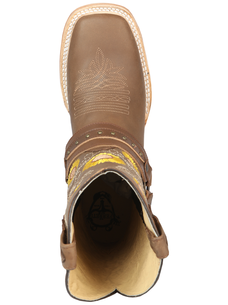 Botas Vaqueras Dama Horma Texas Tan | FERRETI PREMIUM – Estilo Rojo