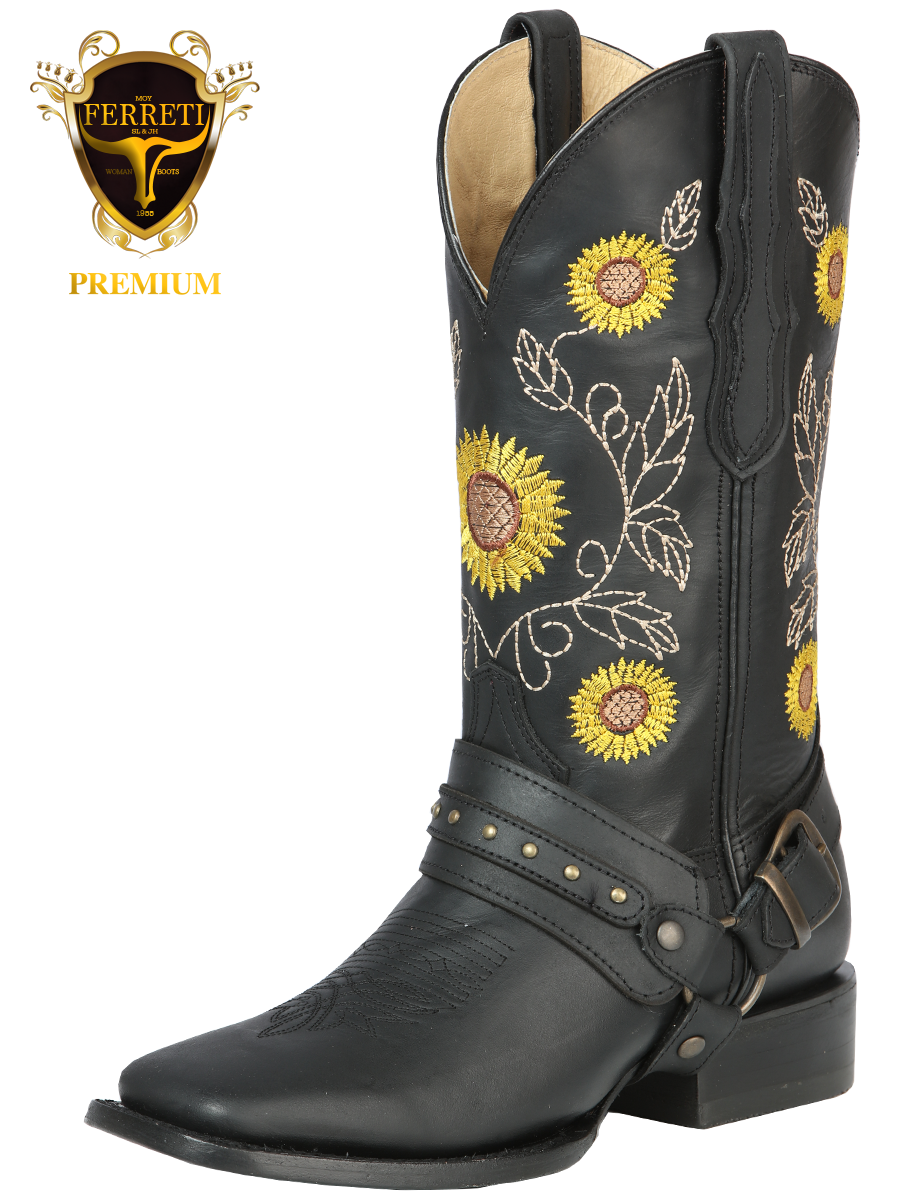 Botas Vaqueras Dama Horma Texas FT12 | FERRETI PREMIUM – Estilo Rojo