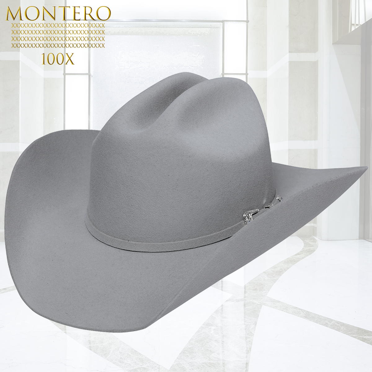 Texana 100X Marlboro Gris - Texanas MONTERO – Estilo Rojo